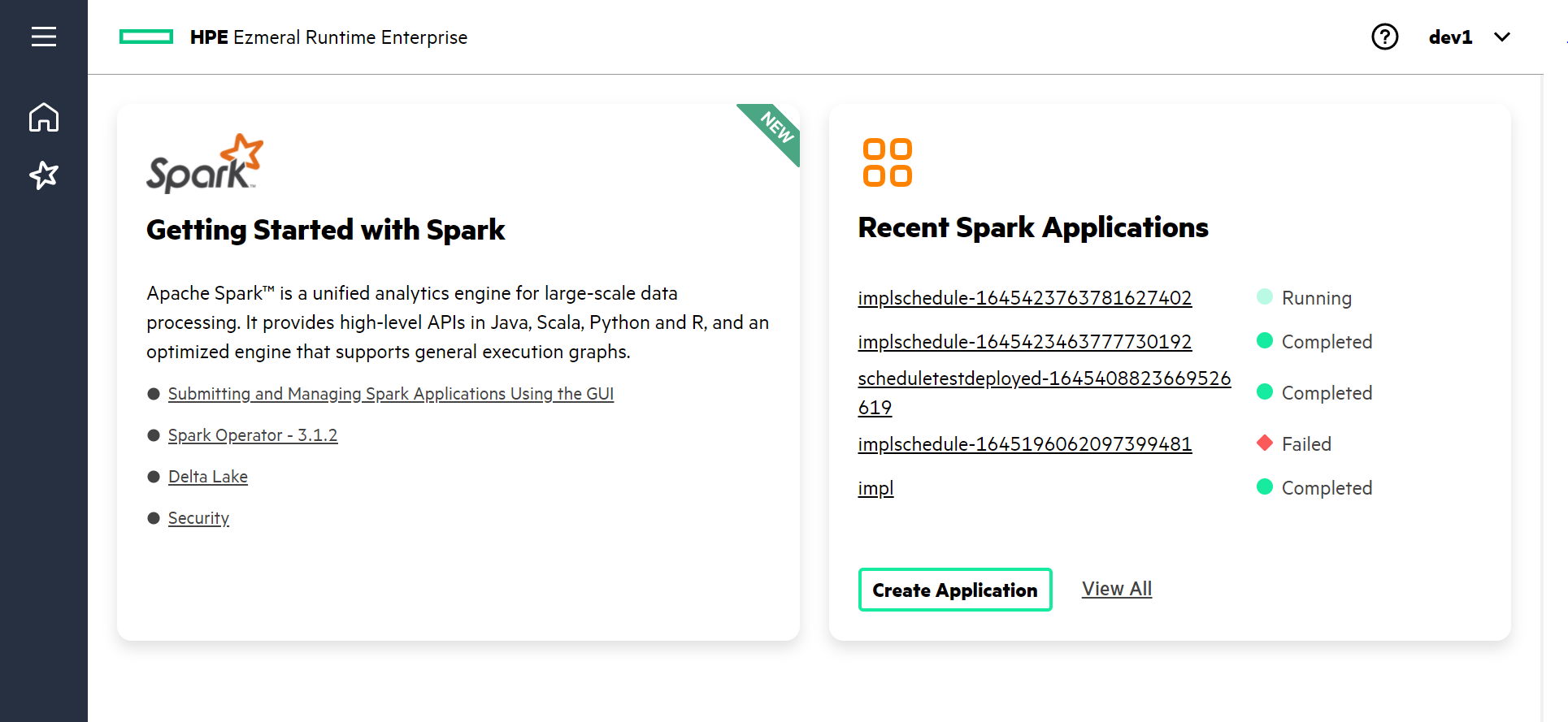 Submitting and Managing Spark Applications Using HPE Ezmeral Runtime ... Submitting and Managing Spark Applications Using HPE Ezmeral Runtime ...